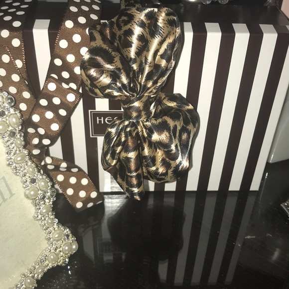 Accessories | Cheetah Bow Headband | Poshmark